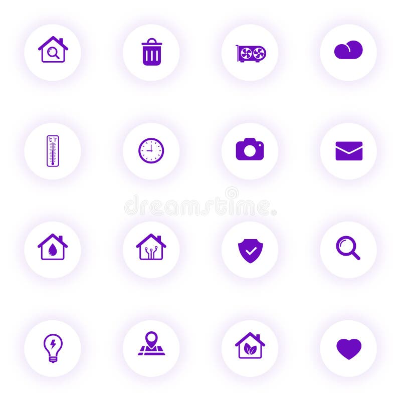 Purple Home Automation Logo Stock Illustrations – 65 Purple Home ...