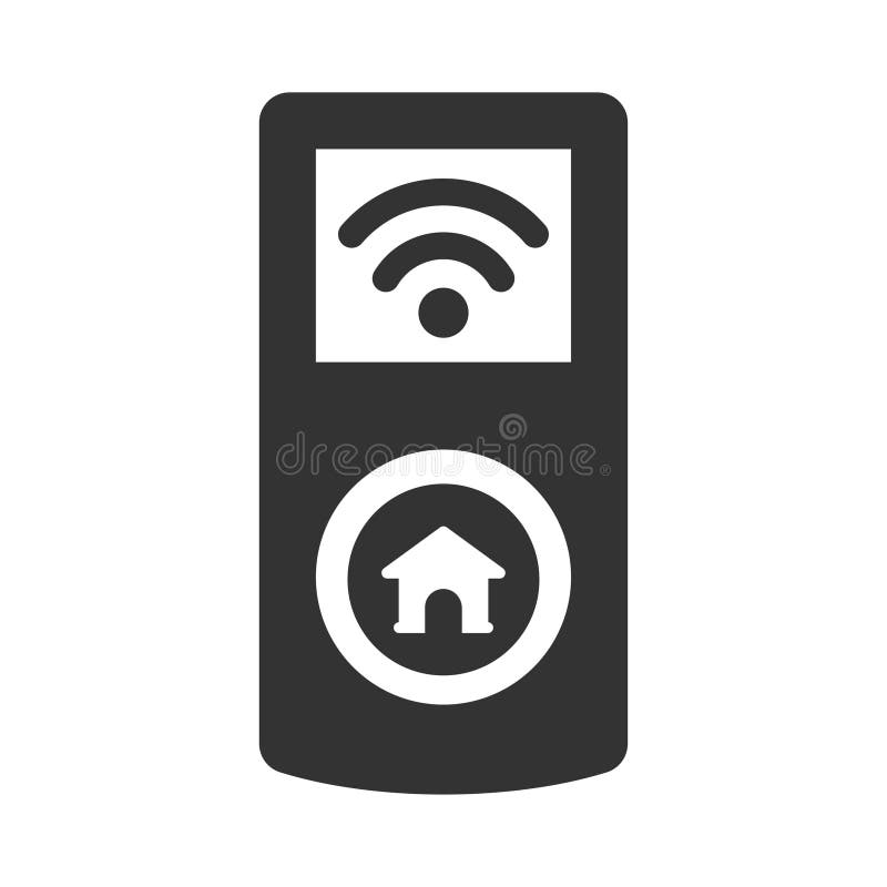 Smart home remote icon stock vector. Illustration of symbol - 277373974