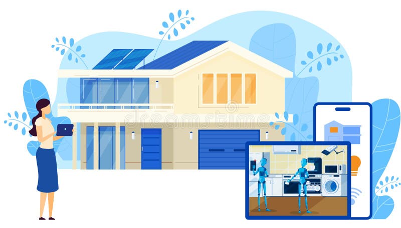 Home Security Cartoon Stock Illustrations – 7,482 Home Security Cartoon ...