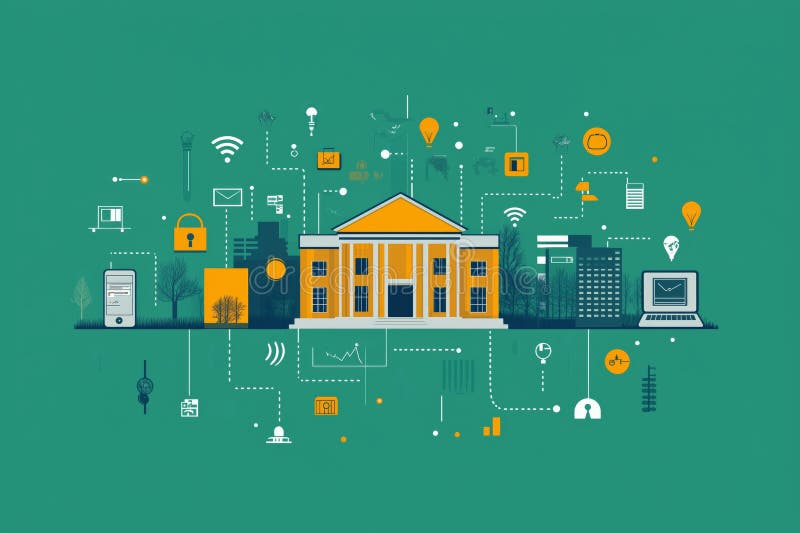 Modern Smart Home Design with Integrated Technology and Data ...