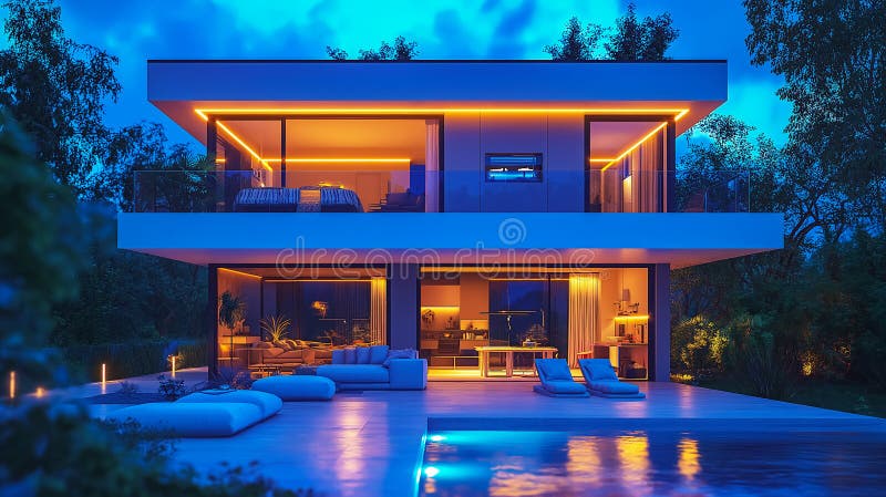 Smart Home System, 3D House Plan with the Implementation of a Modern ...