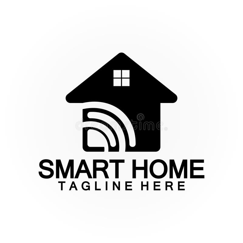 Smart Home Tech Signal Wifi Wireless Logo Vector Design Template Stock ...