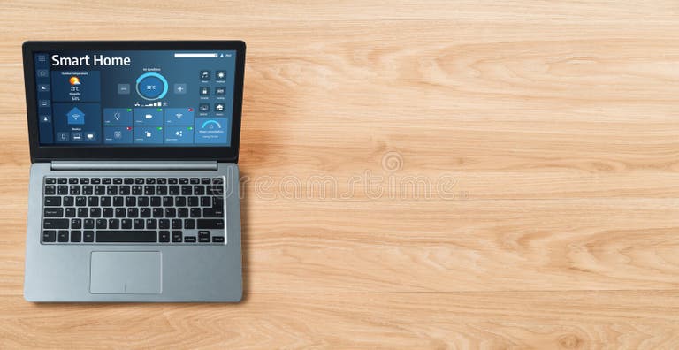 Smart Home Technology, Centric Remote Control System Digital Dashboard Snugly Stock Image ...