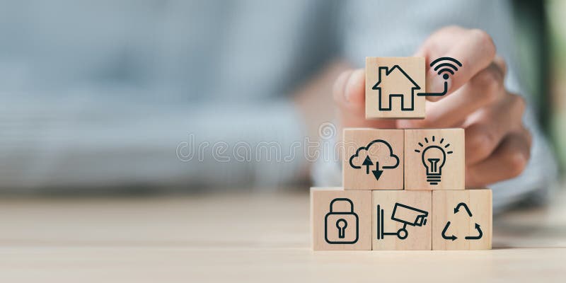 Smart Home Technology Concept ,Wireless Automation Control with ...