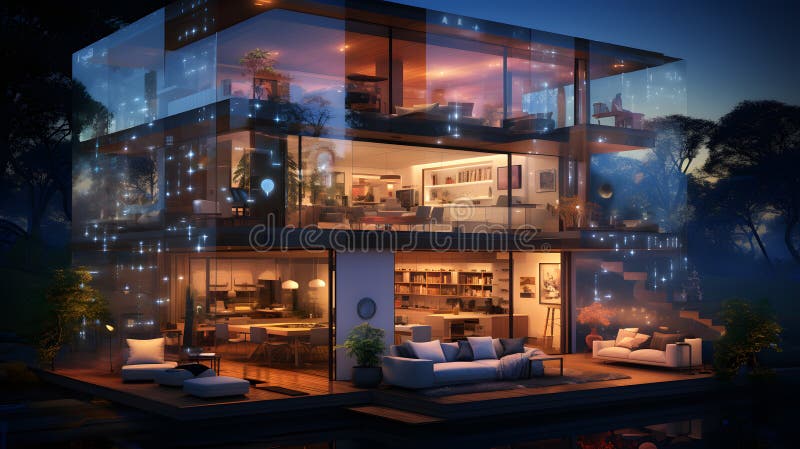 Smart Home Technology Integrates Various Household Devices for Enhanced ...