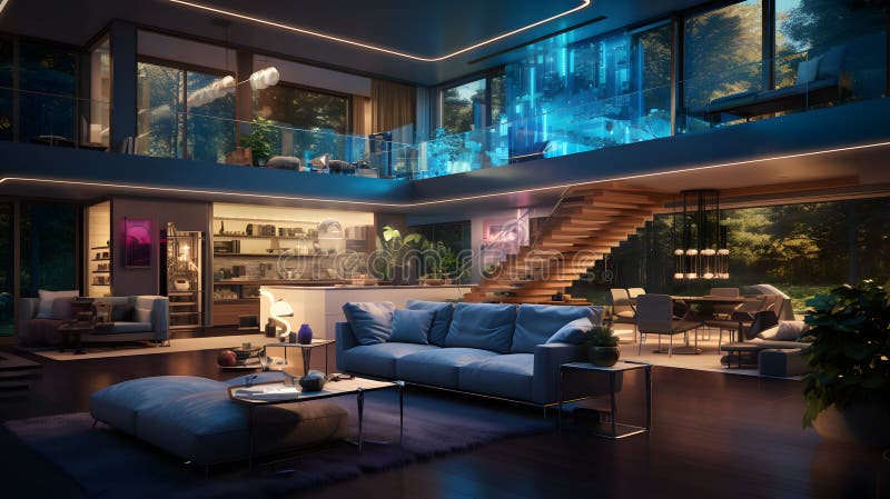 Smart Home Technology Integrates Various Household Devices for Enhanced ...