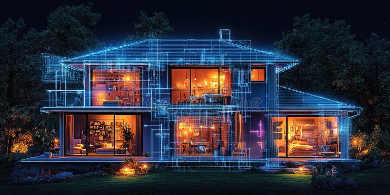 Smart Home Technology Showcased in a Digital Architecture Visualization ...
