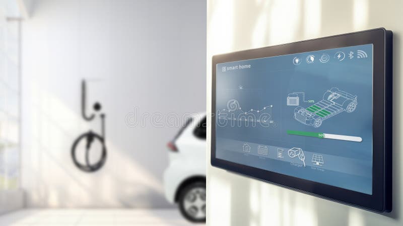Smart Home Technology, Wall System and Couple with Digital Dashboard ...