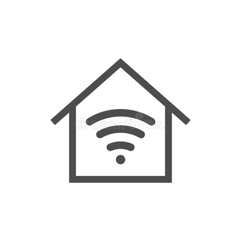Smart Home Vector Icon Isolated Illustration. Smart Home Symbol Icon ...
