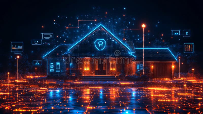 Smart Home Visualization with Digital Connectivity and Security ...