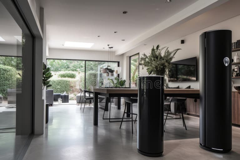 Smart Home with Voice-activated Virtual Assistant and Sleek Design ...