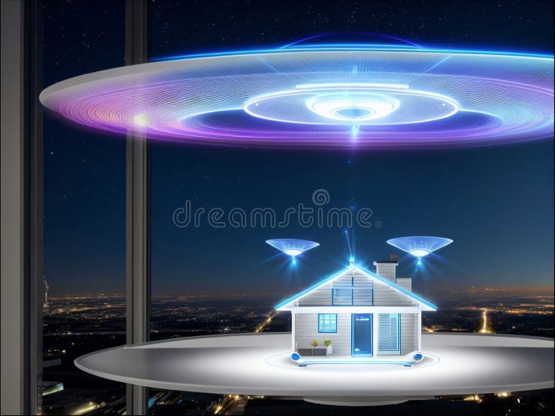 Smart Home. Wireless Computer Technology. Electronic Communications ...