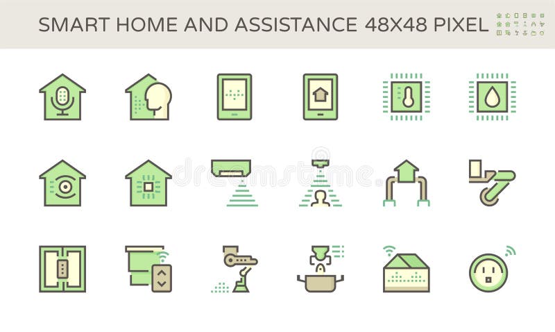 Smart homes icon stock vector. Illustration of cooking - 173114444