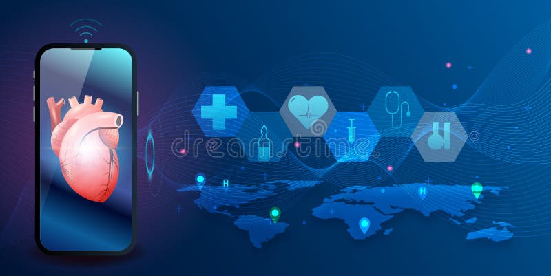 Smart Hospital Treatment for Heart . Smart Hospital Technology.the New ...