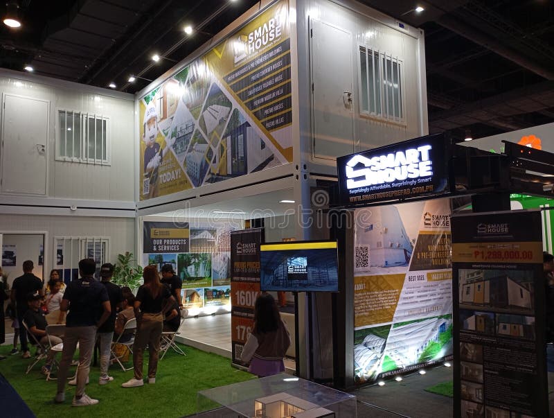 Smart House Booth at Philconstruct Expo in Pasay, Philippines Editorial ...