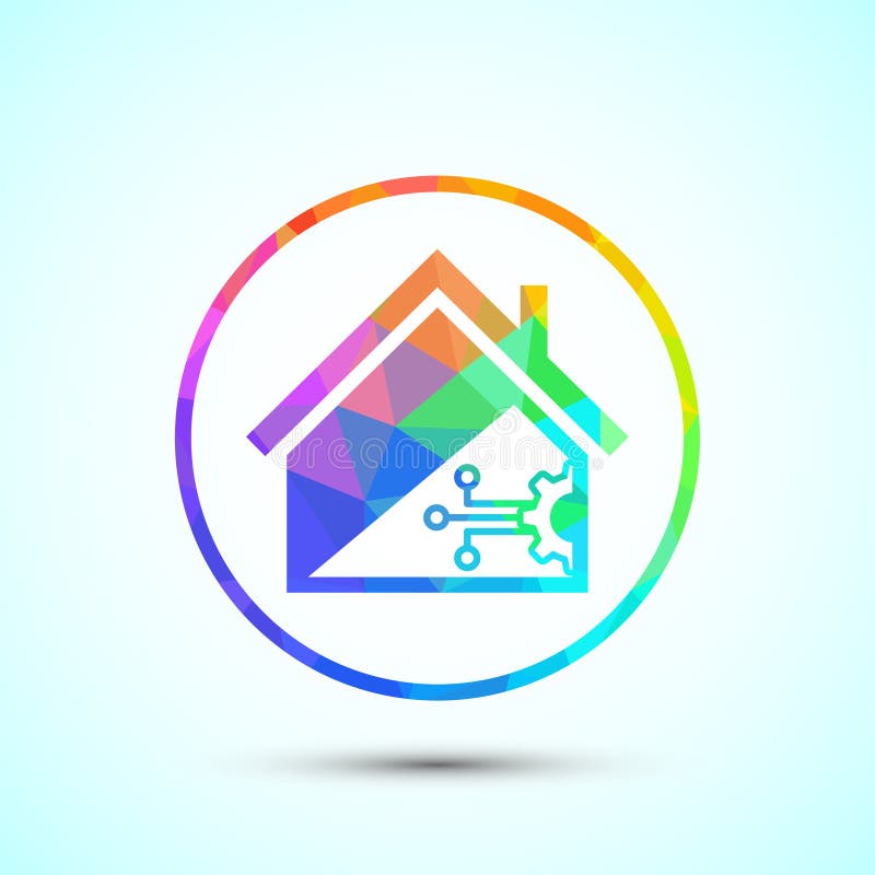 Smart House Icon Design Illustration, Smart Home Technology and ...