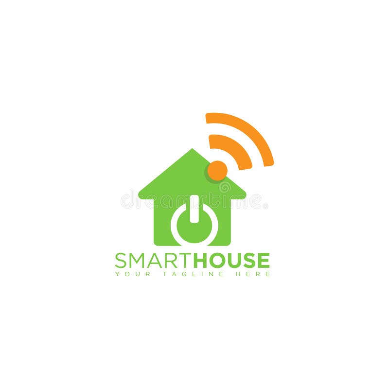 Smart House Logo Design Template Stock Vector - Illustration of graphic ...
