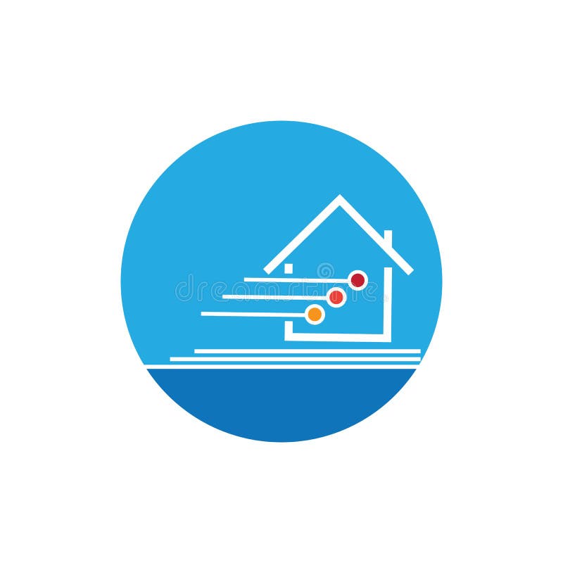 Smart House Logo Images Illustration Design Stock Vector - Illustration ...
