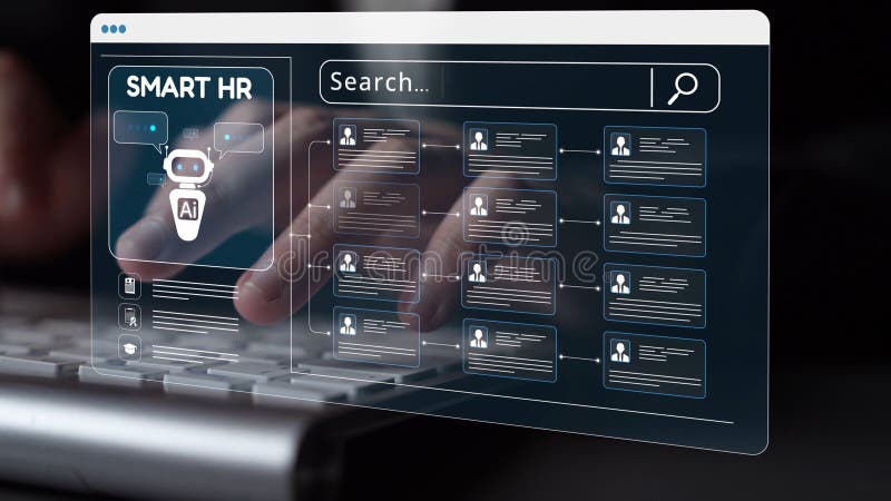 Smart HR Technology for Digital Recruitment and Workforce Management Muxer Stock Image - Image ...