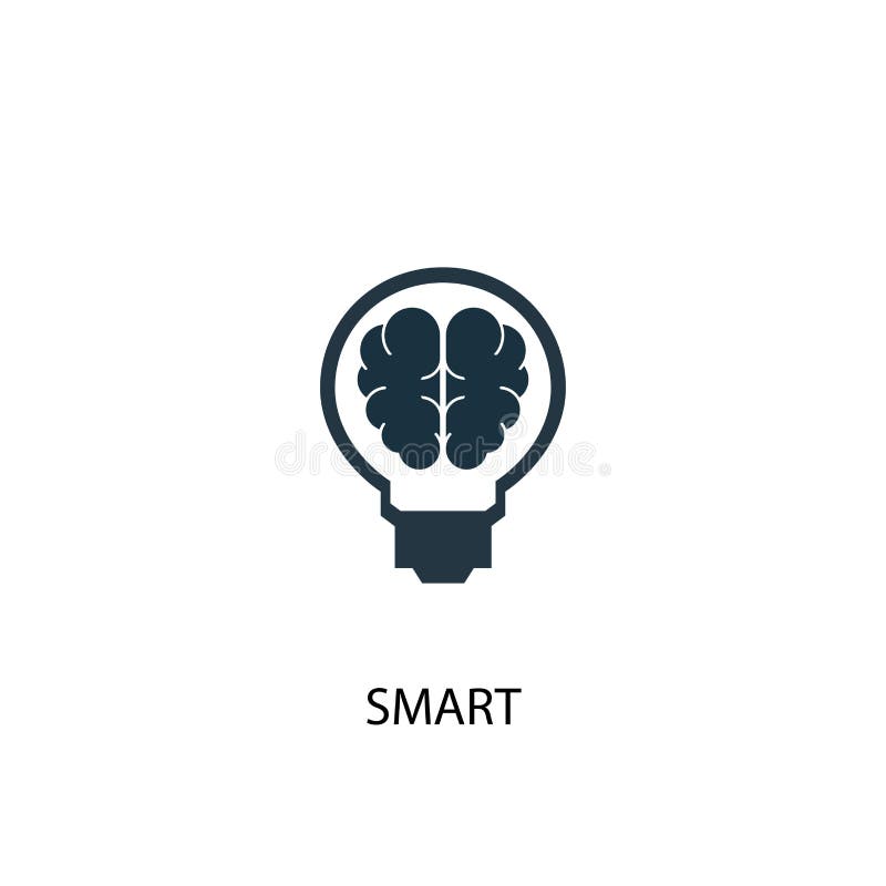 Smart Icon. Simple Element Illustration Stock Vector - Illustration of ...