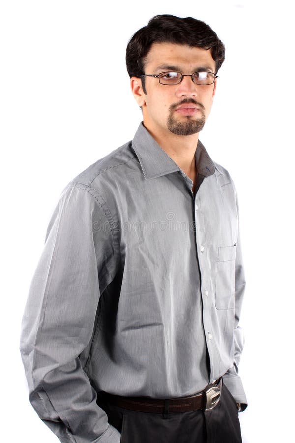 Smart Indian Guy stock photo. Image of spectacls, male - 17085684