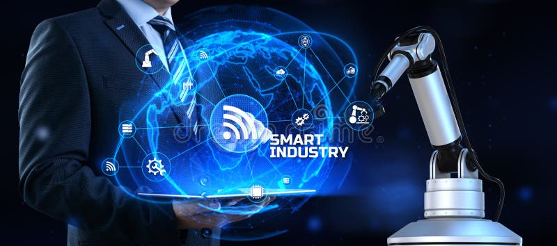 Smart Industry 4.0 Automation Innovation Technology. Business ...