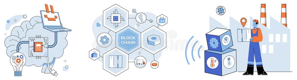 Smart Industry. Computing, Wizard Cyberspace, Conjures Magic Smart ...