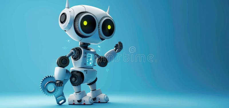 Smart Industry Concept: Robotic Arm in Digital Interface Environment ...