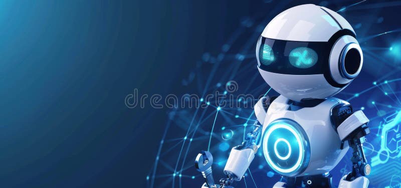 Smart Industry Concept: Robotic Arm in Digital Interface Environment ...