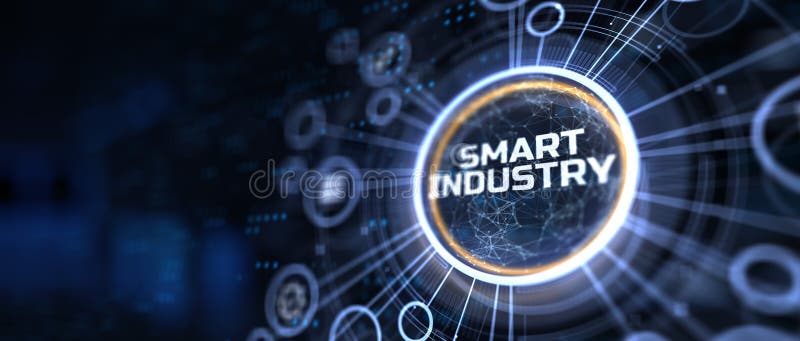 Smart Industry Digital Technology Automation Innovation Stock ...