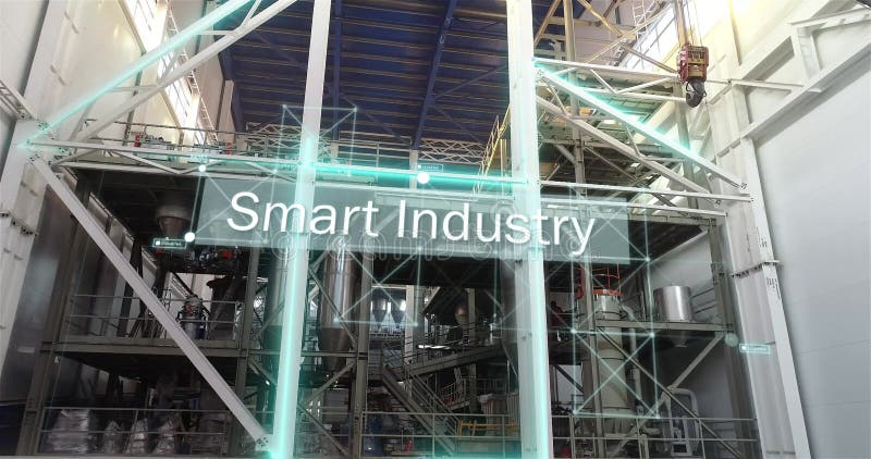 Visualization of a Smart Factory. Smart Factory Top View. Smart Factory ...