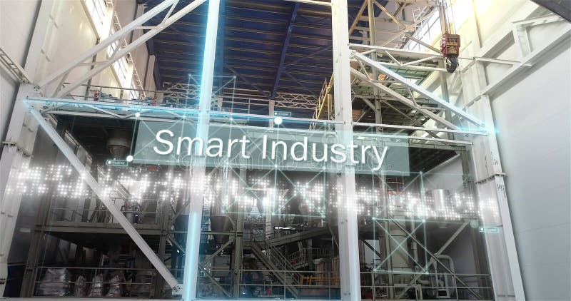 Smart Industry Inscription. Smart Industry Infographics. Smart Factory ...