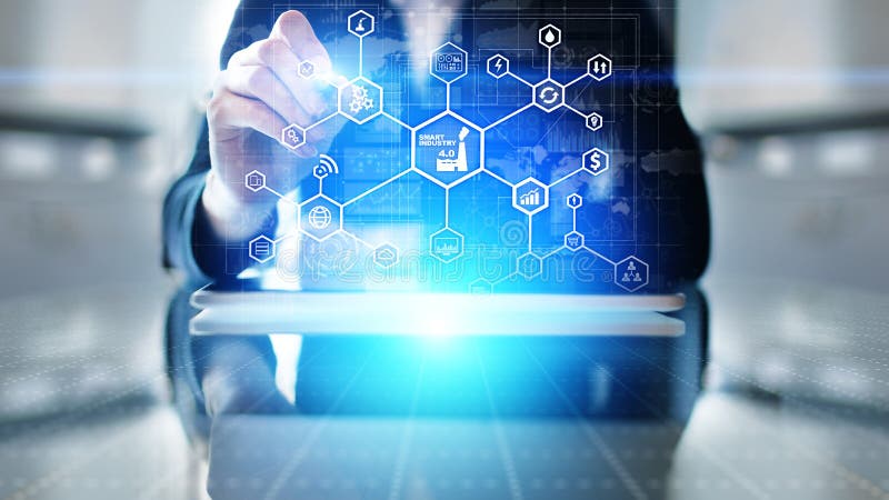 Smart Industry 4.0, Manufacturing Automation Internet Of Things ...