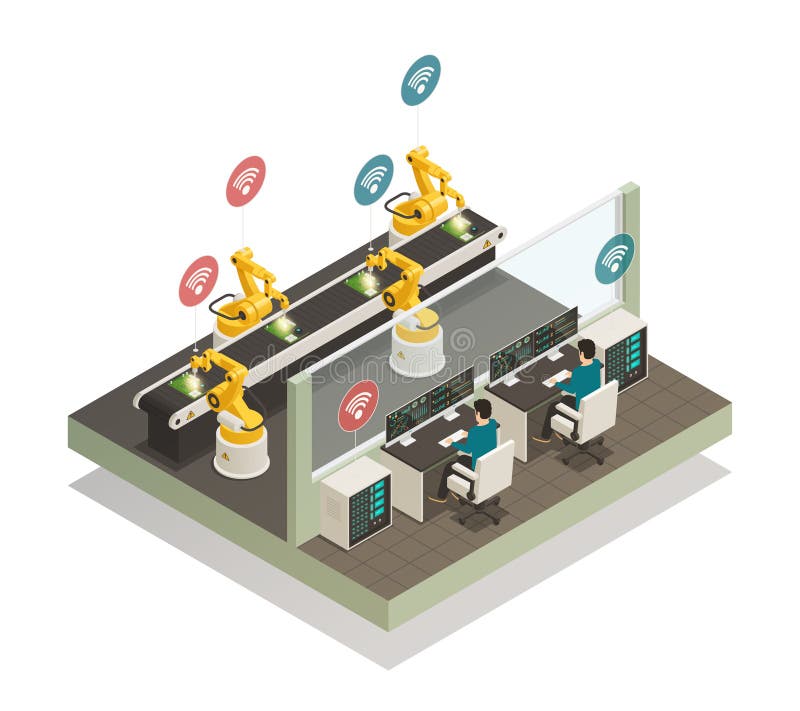 Smart Industry Production Process Stock Illustrations – 4,505 Smart ...