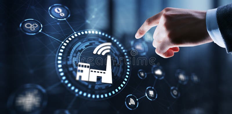 Smart Industry. Technology Process Automation Concept Stock Photo ...