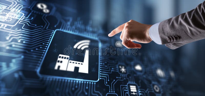 Smart Industry. Technology Process Automation Concept Stock ...