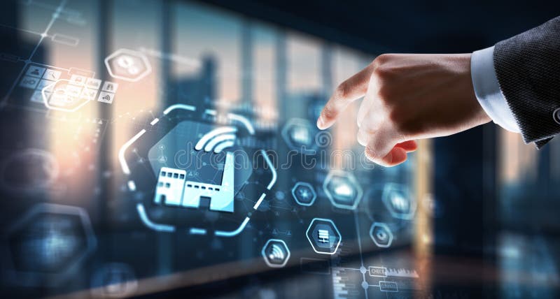 Smart Industry. Technology Process Automation Concept Stock Photo ...