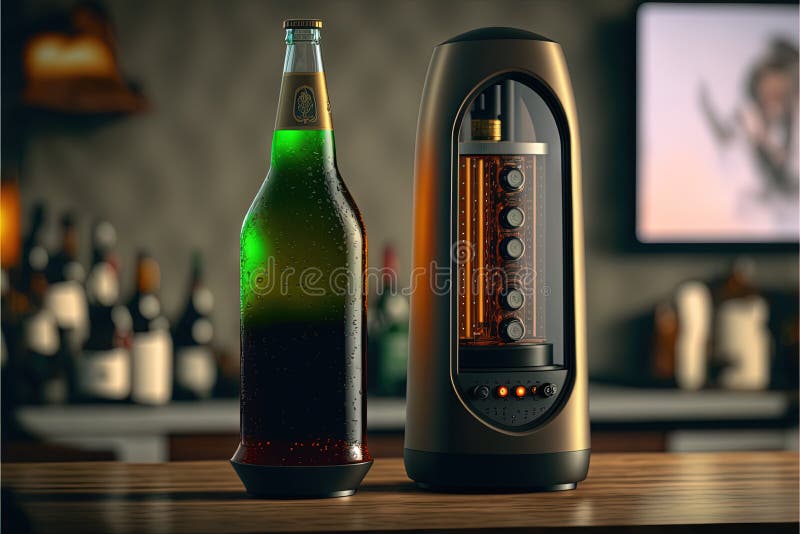 Smart Intelligent Drink Maker Bottle of the Future Generative Ai Stock ...
