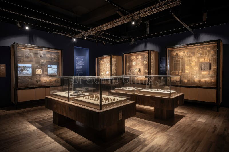 Smart Interactive Museum Exhibit, with Sensors and Interactive Elements ...