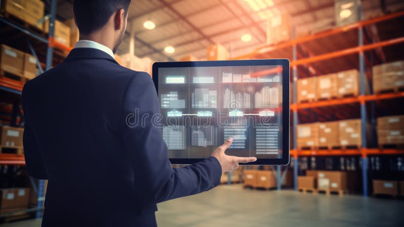 Smart Inventory Management System Concept Stock Image - Image of ...