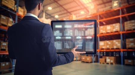 Smart Inventory Management System Concept Stock Image - Image of ...