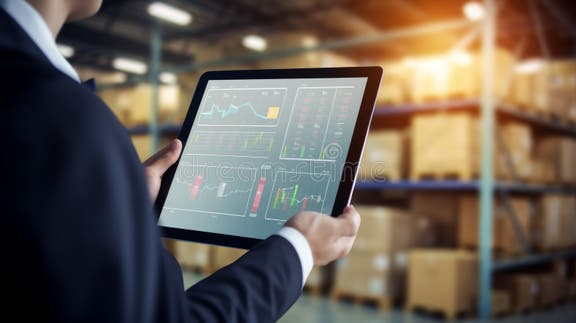 Smart Inventory Management System Concept Stock Image - Image of ...