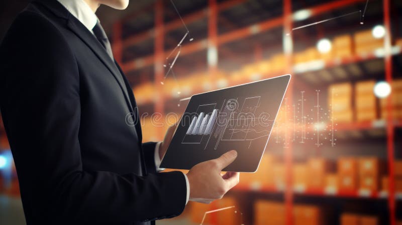 Smart Inventory Management System Concept Stock Photo - Image of ...