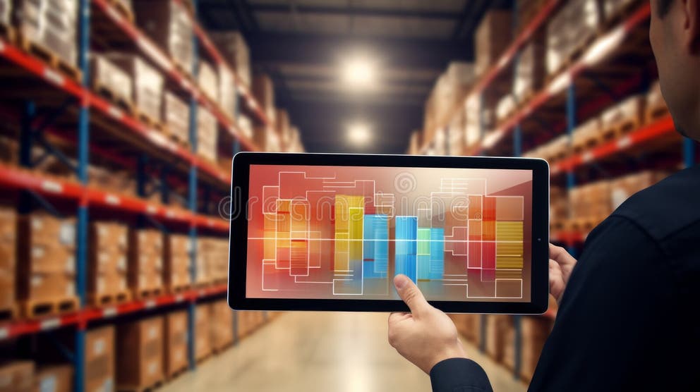 Smart Inventory Management System Concept Stock Photo - Image of ...