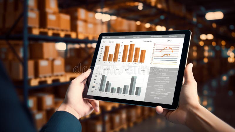 Smart Inventory Management System Concept Stock Image - Image of ...