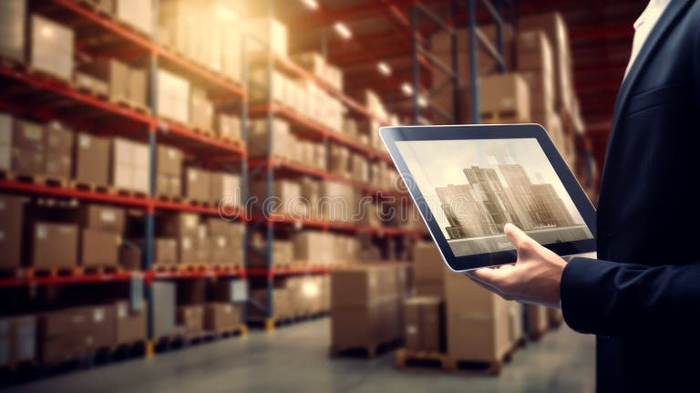 Smart Inventory Management System Concept Stock Image - Image of ...