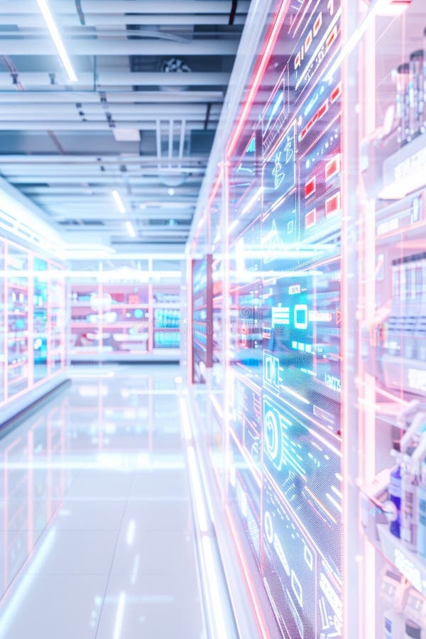 Smart IoT Integration, Cutting-edge Retail Space with Interactive ...