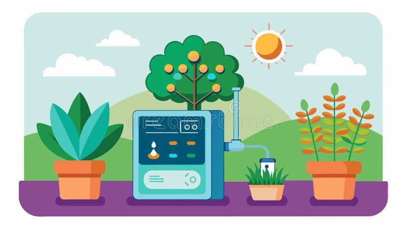 Irrigation Controller Stock Illustrations – 215 Irrigation Controller ...