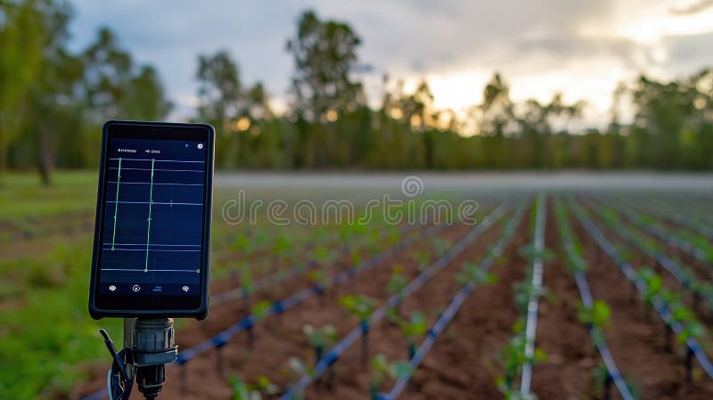 Smart Irrigation System for Efficient Drip Watering Control Stock ...