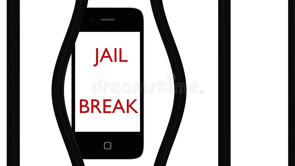 Smart jail break stock illustration. Illustration of equipment - 69751293
